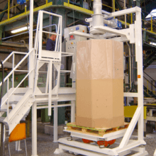 Enchimento e acondicionamento em octabins | Palamatic Process