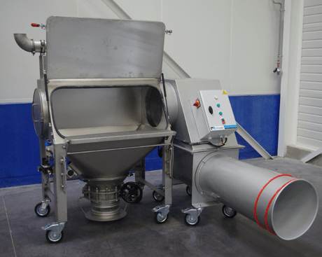 Esvaziamento de saco manual higiênico - Sacktip SH | Palamatic Process