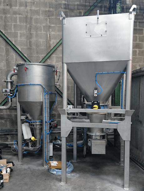 Container de armazenamento de aço-inox | Palamatic Process